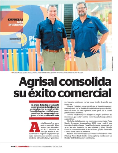 Agrisal Consolida Su Éxito Comercial
